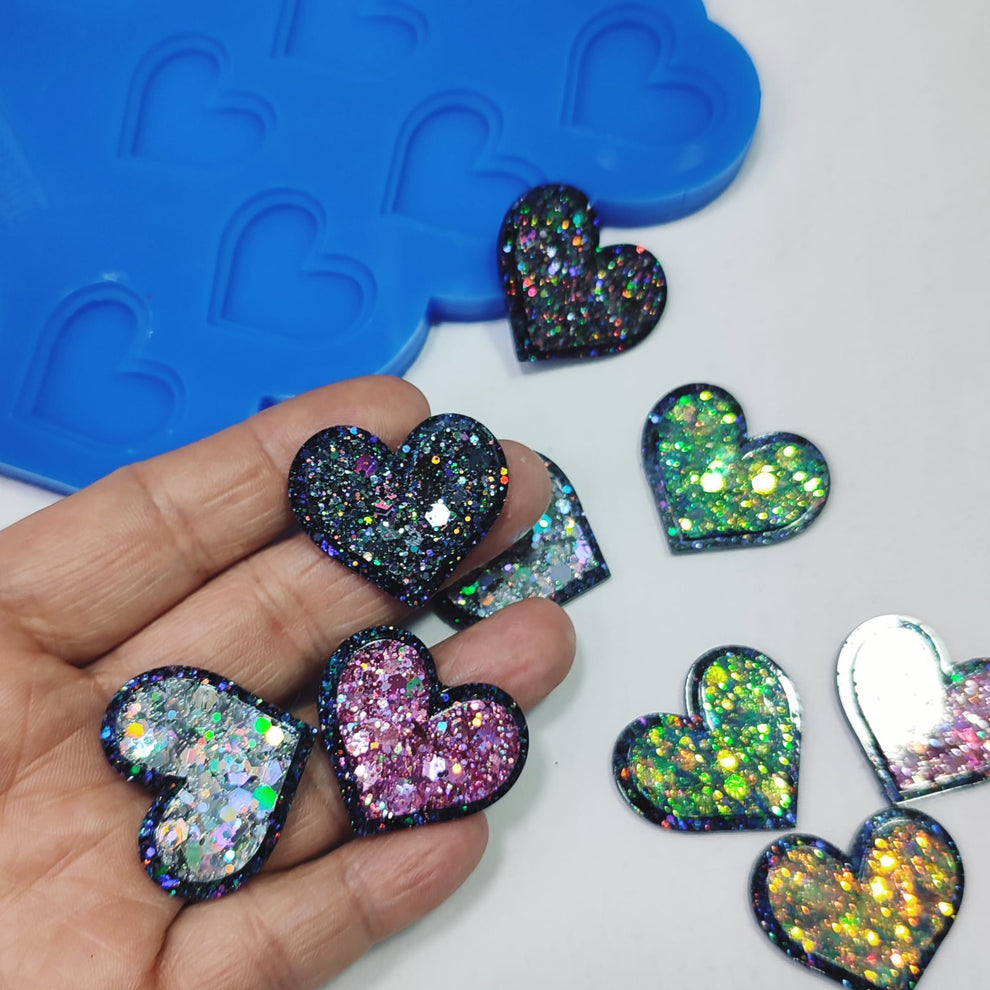 Molde corazones dobles – Moldes Creative
